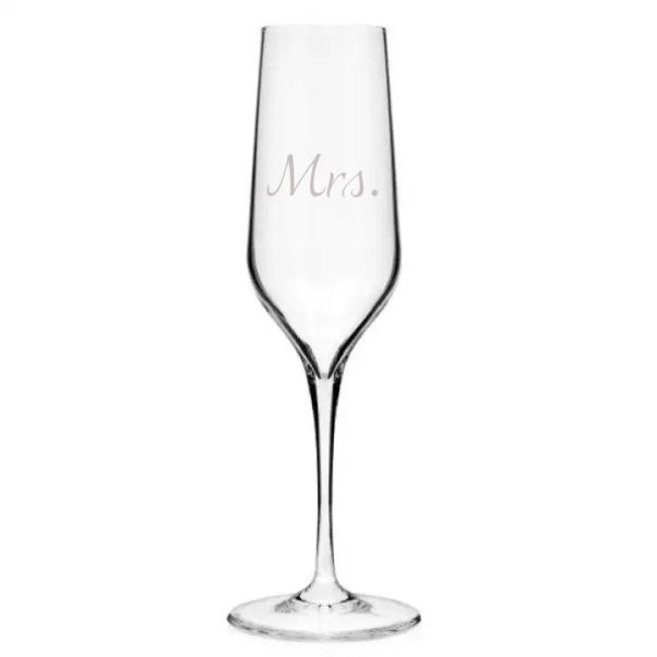 HAPPY PUMPKIN Čaša za šampanjac "Mrs"1400