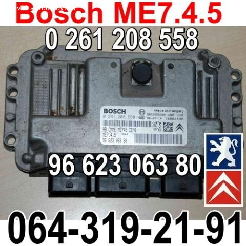 0 261 208 558 Bosch ME7.4.5 Peugeot Citroen 96 623 063 80