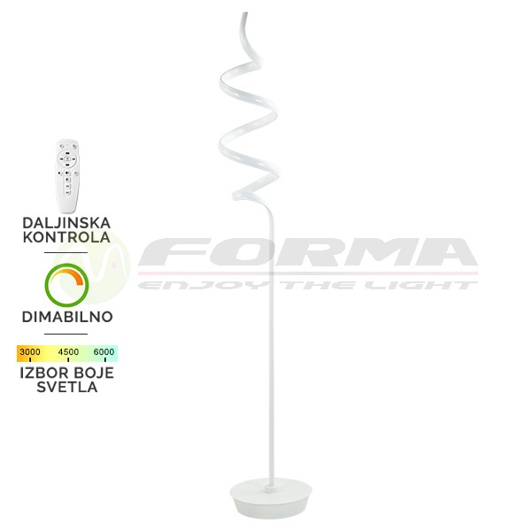 LED podna lampa F2027-48F WH
