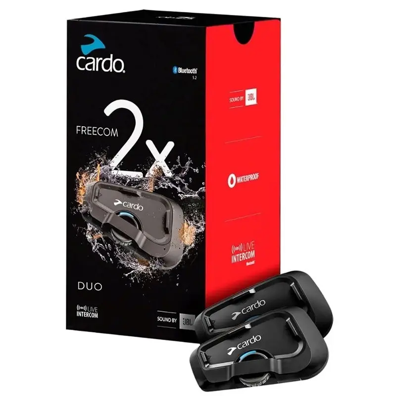 CARDO Freecom Slušalica 2x Duo, Bluetooth povezivanje, Crne