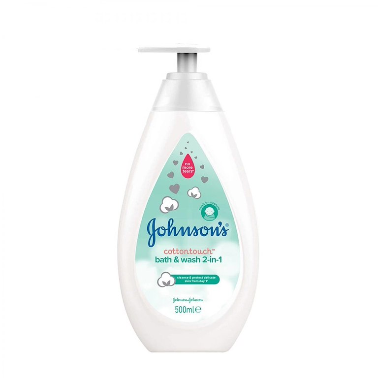 Johnsons baby kupka cotton 2u1 500ml