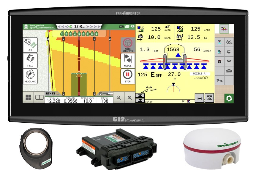 Av Map Farmnavigator G12 ISO Full navigacija sa All-in-one RTK antenom i G4/2 automatskim navođenjem