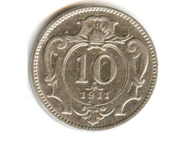 Austrija 10 heller 1911