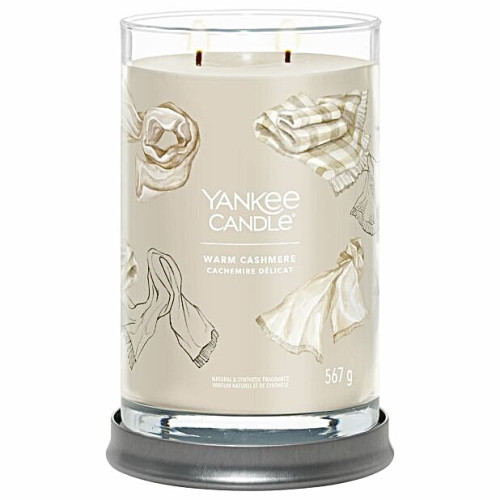 Warm Cashmere Signature Tumbler mirisna sveća - velika (sandalovina, mošus, pačuli, vanila...)