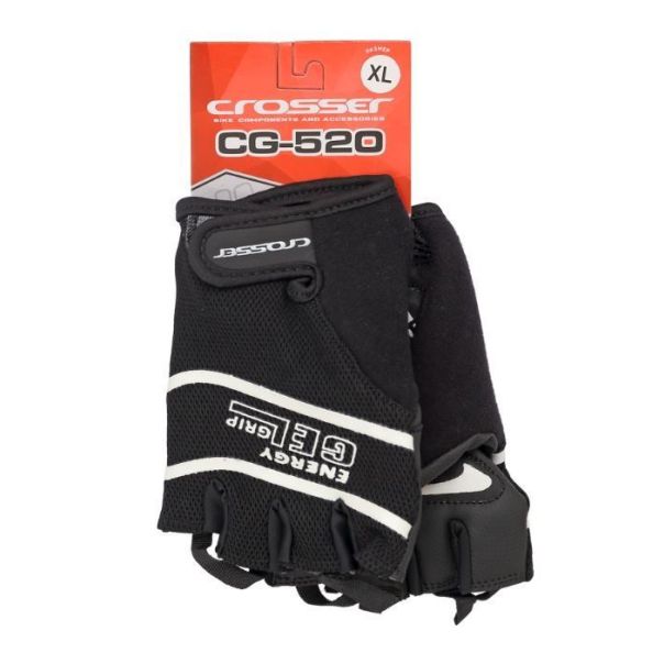 CROSSER Rukavice CG-520 SHORT FINGER - L veličina - crne