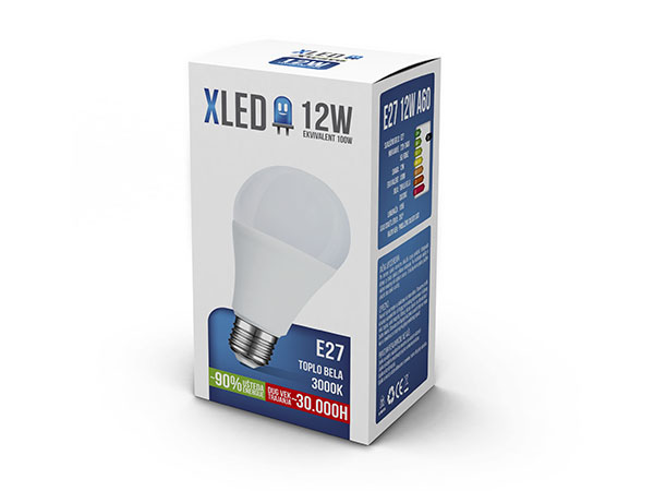 XLED E27 12W