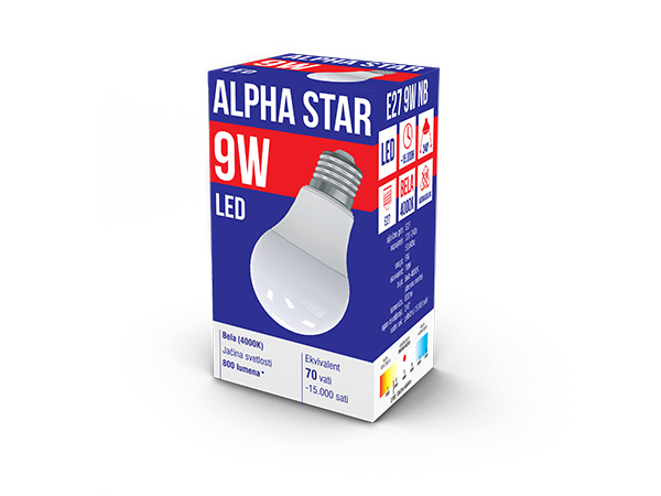 Alpha Star E27 9W NB