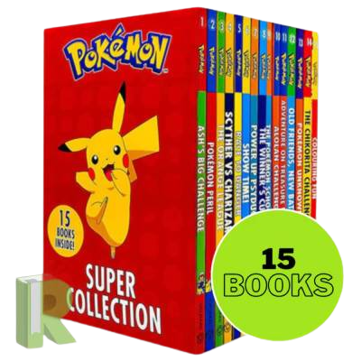 Pokemon Super Collection Series Books 1-15 Box Set