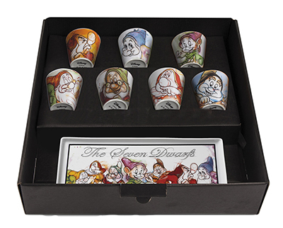 Komplet Espresso set 8 - Shots, Disney, The Seven Dwarfs