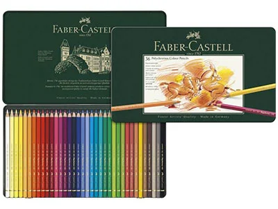 Drvene bojice set 36 - Faber-Castell, Polychromos, Metal Tin