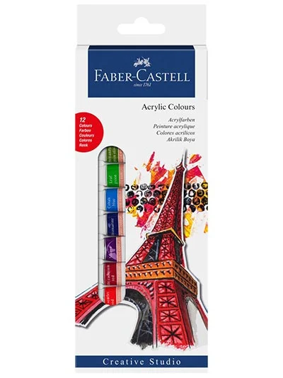 Faber-Castell Tempere - 1/12, Akrilne