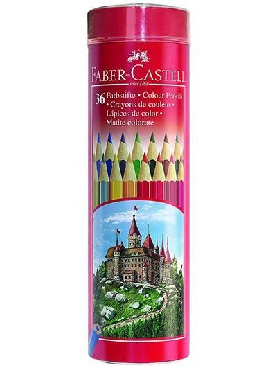 Faber-Castell Colour Pencils - Round, 36