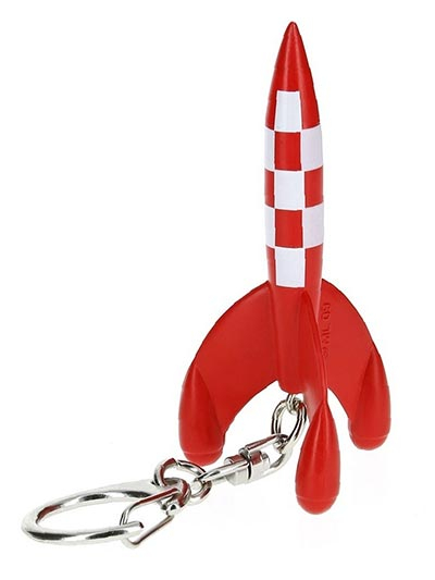 Privezak - Tintin, Rocket, 5.5 cm