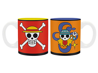 Šolja - One Piece, Luffy & Nami emblems, 110 ml