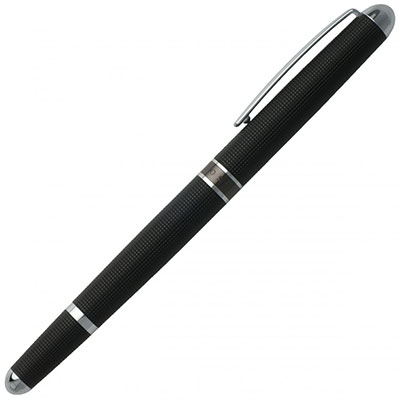 Hugo Boss Rollerball Pen, Framework, Grid, Black