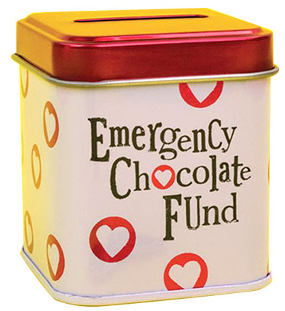 Kutija za sitnice - Brightside Emergency Chocolate Fund Tin
