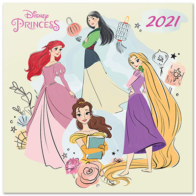 Kalendar 2021 - Disney Princess