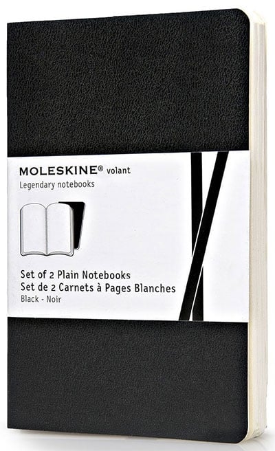 Moleskine - Set of 2 Notebooks, Black