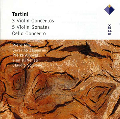 Tartini: 3 Violin Concertos, 5 Violin Sonatas & Cello Concerto CD