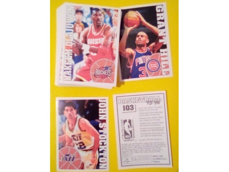 NBA BASKETBALL 95/96 PANINI Sličice na komad MINT