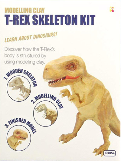 Model Clay Kit T-Rex Skeleton