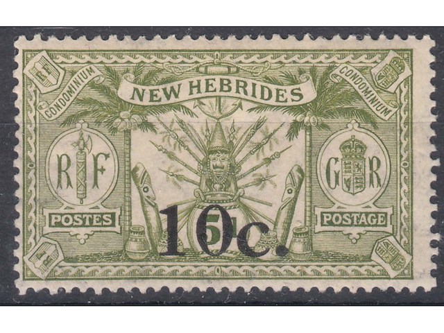 Francuske kolonije Novi Hebridi 1920 Yvert#61 **