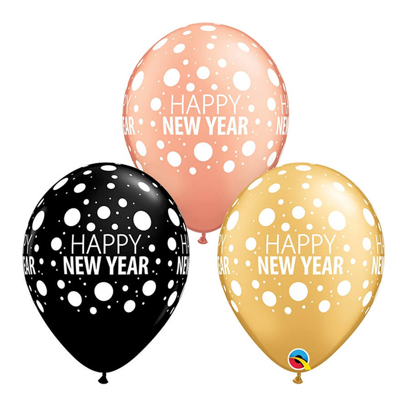Happy New Year 28cm – 5 kom