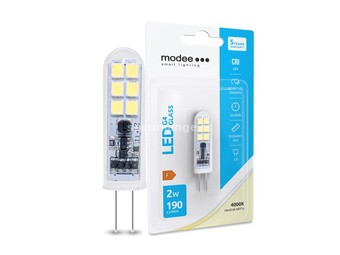 Modee Lighting LED sijalica G4 2W 12V 4000K (190 lumena) staklena
