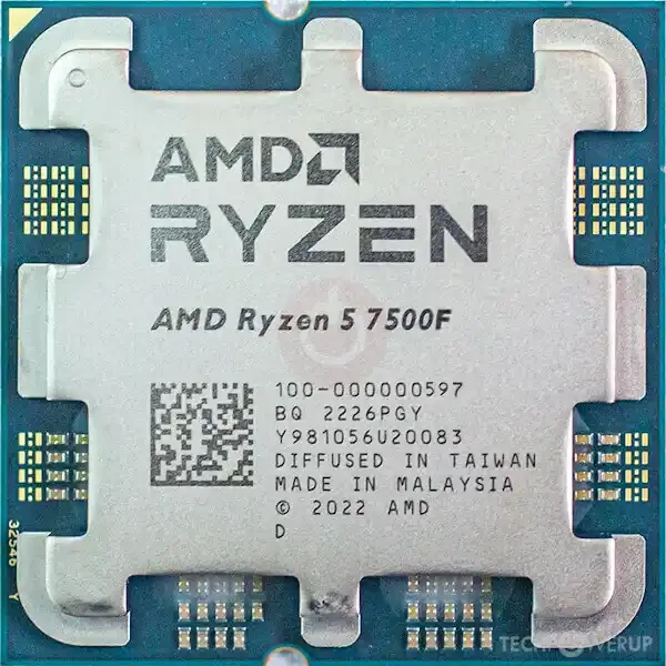 Procesor AMD AM5 Ryzen 5 7500F tray
