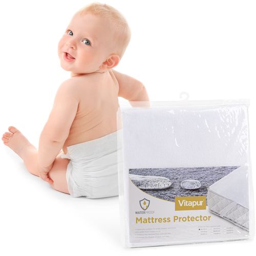 Vodootporna zaštita za dušek Vitapur Baby Protect white 60x120 cm