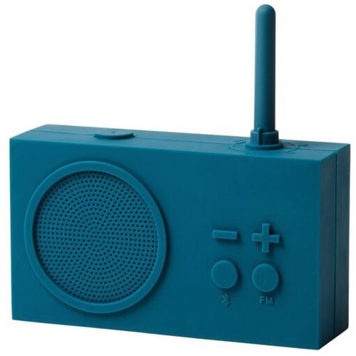 LEXON TYKHO bluetooth zvučnik + FM radio+BT zvucnik,bate.20h,punj.4h,micro-USB,tamno plavi