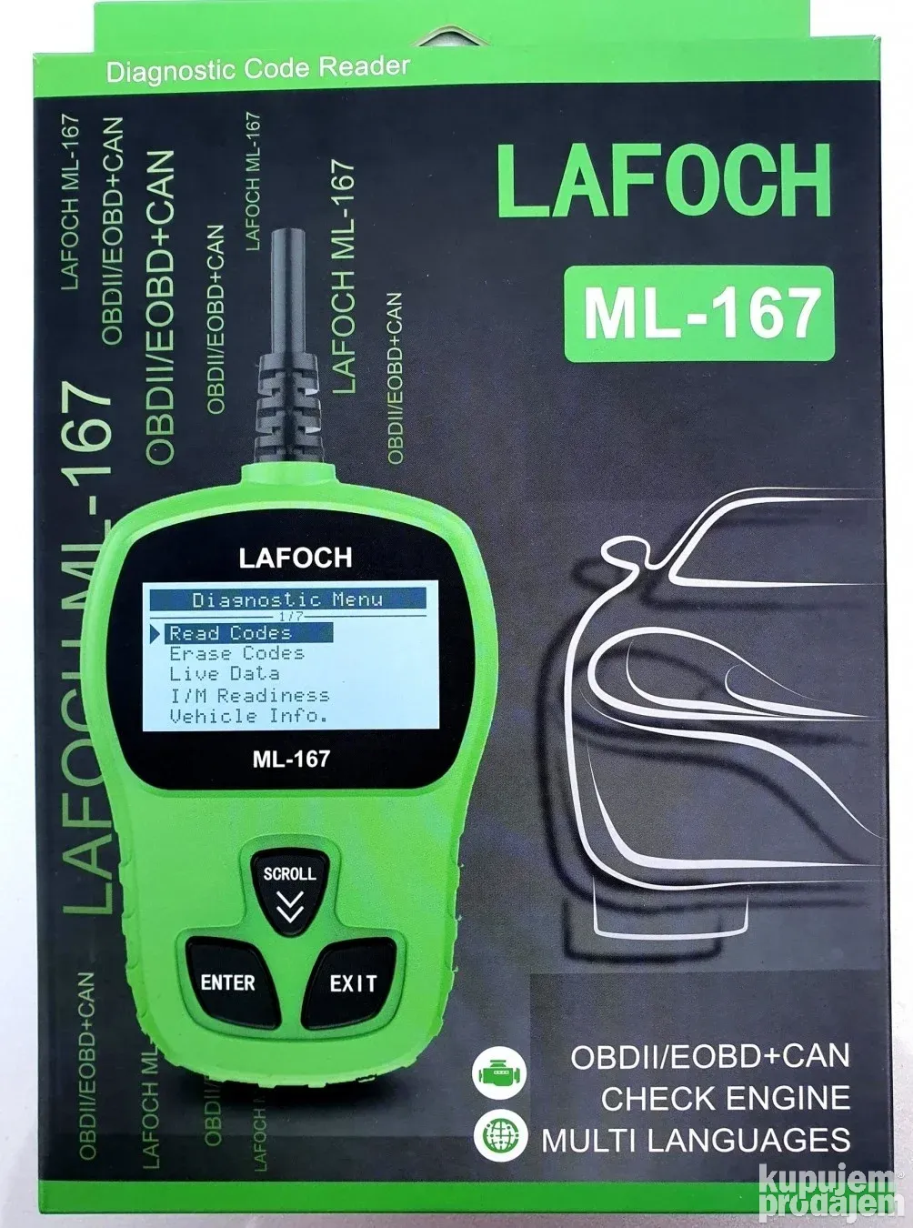 Auto Dijagnostika LAFOCH ML-167 - Auto Dijagnostika LAFOCH ML-167
