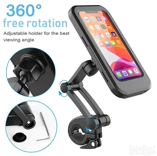 Drzac mobilnih telefona za bicikl 360 step Vodootporan - Drzac mobilnih telefona za bicikl 360 step Vodootporan