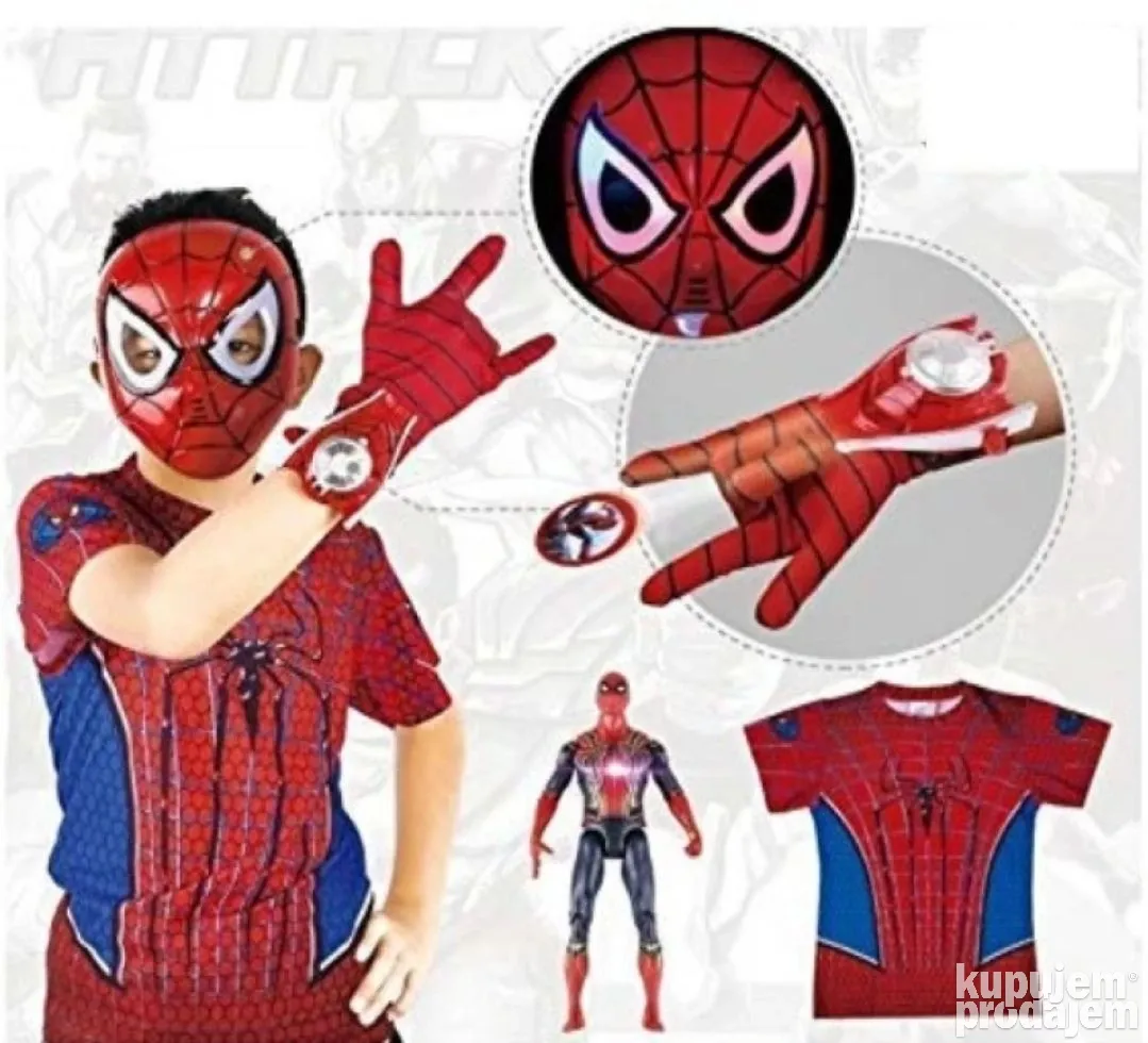Komplet Spidermen kostim 2K24M53 - Komplet Spidermen kostim 2K24M53