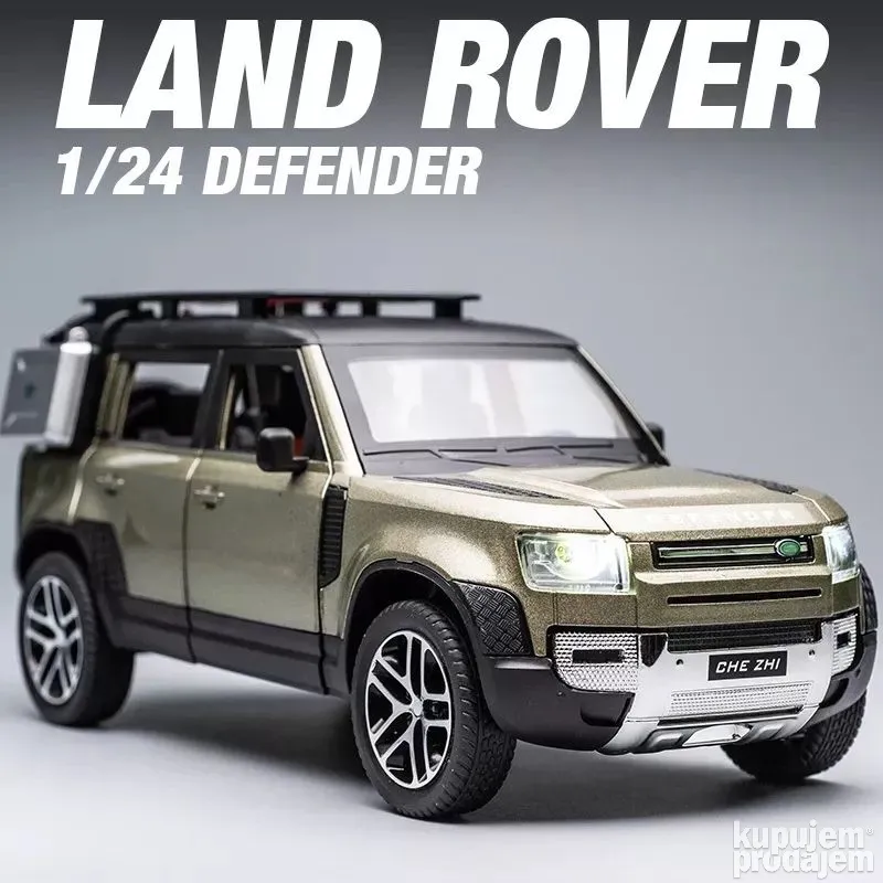 Land Rover Defender 1/24 zeleni - Land Rover Defender 1/24 zeleni