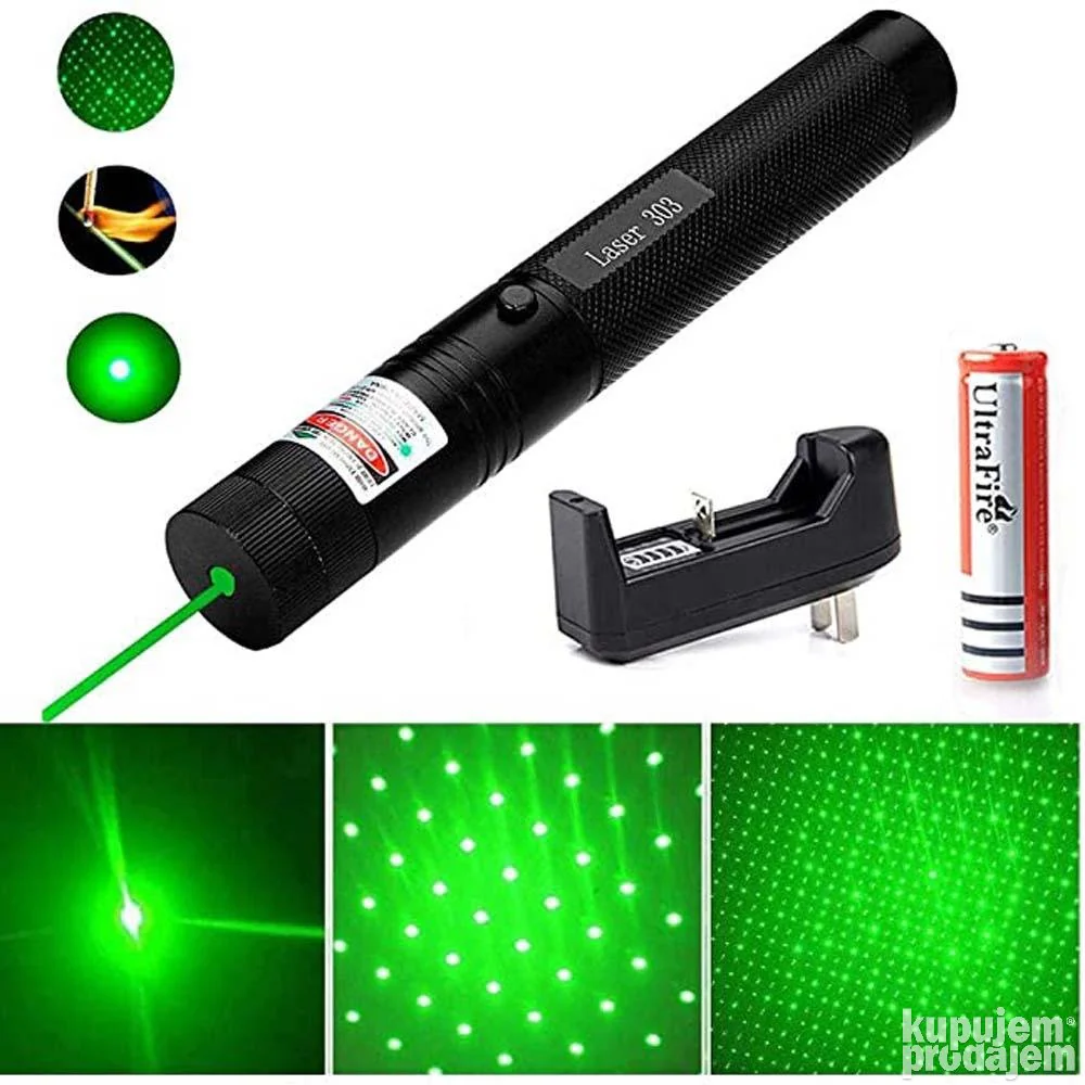 Laser Zeleni Green Laser 3 U 1 Model 303 - Laser Zeleni Green Laser 3 U 1 Model 303