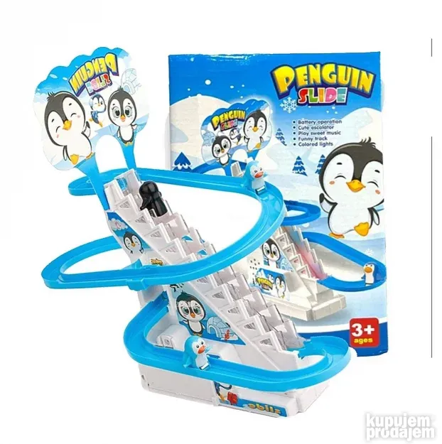 Pingvin tobogan muzička igračka za decu - Pingvin tobogan muzička igračka za decu