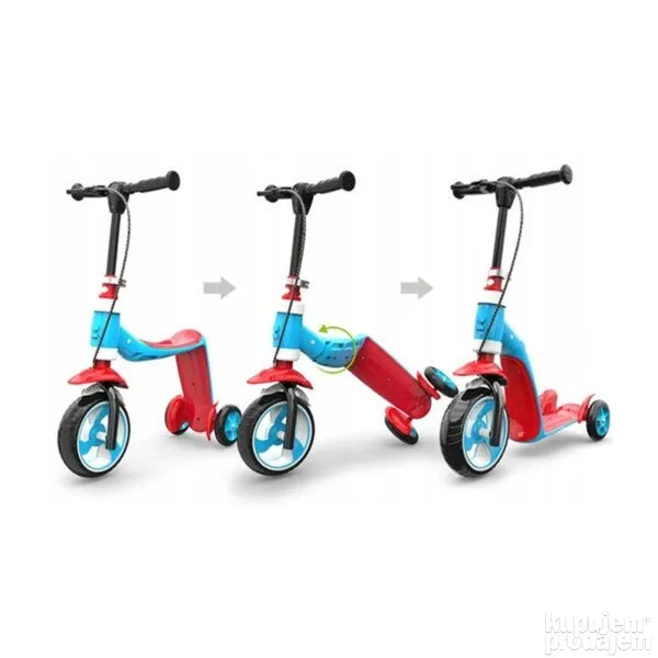 Promenljivi dečiji trotinet/bicikl 3+ - Promenljivi dečiji trotinet/bicikl 3+