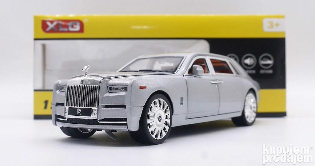 Rolls Royce Phantom 1:20 Metalni Sivi - Rolls Royce Phantom 1:20 Metalni Sivi