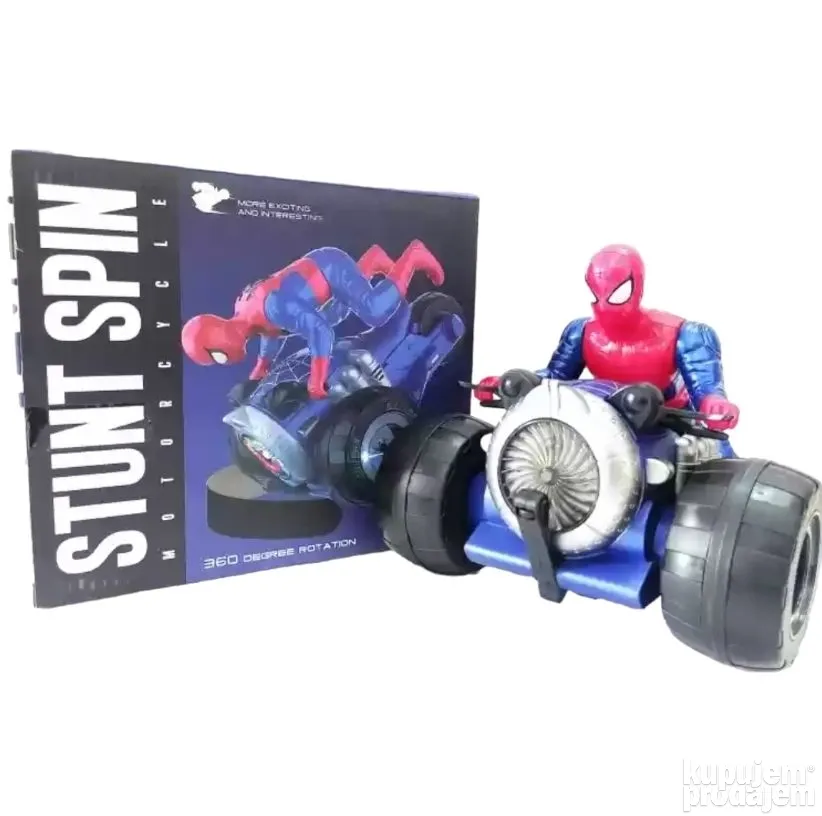 Spiderman akrobata na motoru - Spiderman akrobata na motoru