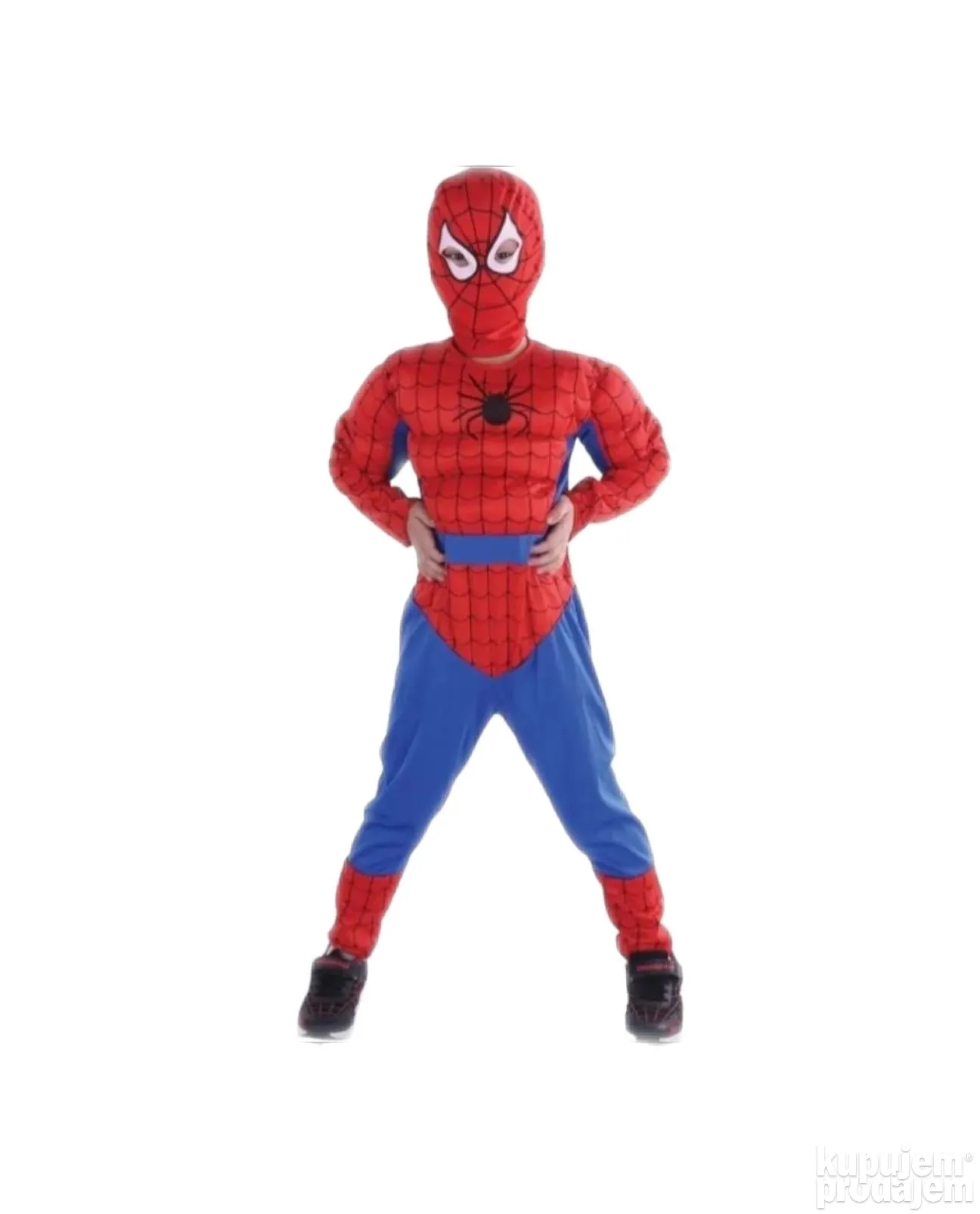 Spiderman kostim sa mišićima 2K24m51 120 do 130cm - Spiderman kostim sa mišićima 2K24m51 120 do 130cm