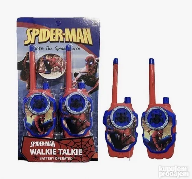 Spiderman Toki-voki na baterije - Spiderman Toki-voki na baterije