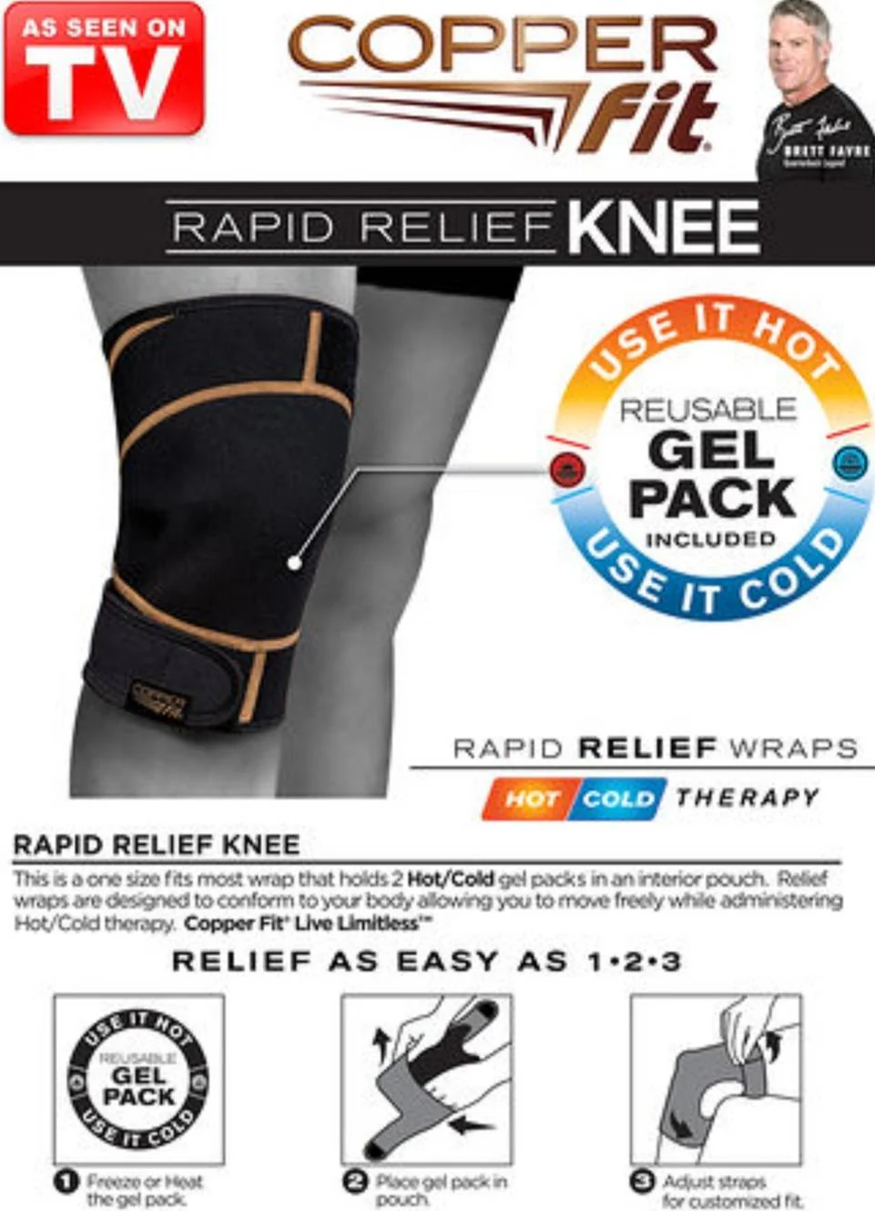 Steznik za koleno Rapid relive knee - Steznik za koleno Rapid relive knee