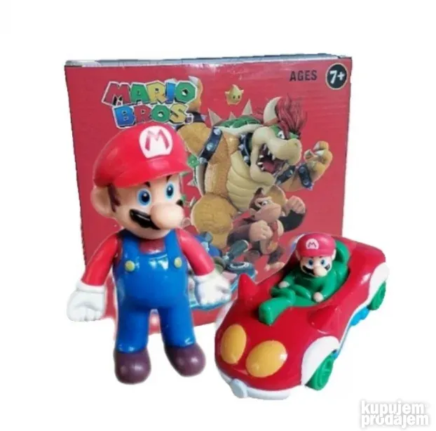 Super Mario bros 2u1 set Mario + auto - Super Mario bros 2u1 set Mario + auto
