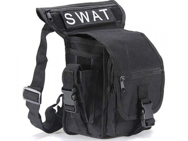 Swat torbica oko noge Takticka SWAT torbica crna - Swat torbica oko noge Takticka SWAT torbica crna