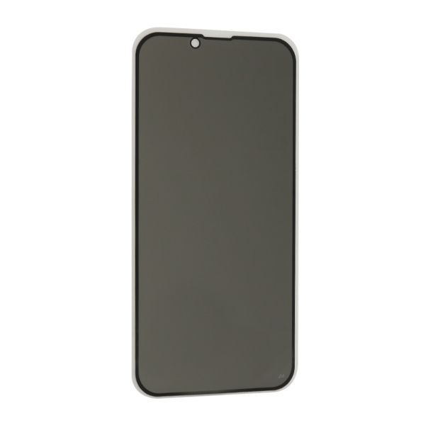 Folija za zaštitu ekrana Glass Privacy 2.5D Full glue za Iphone 13/13 Pro/14, crna