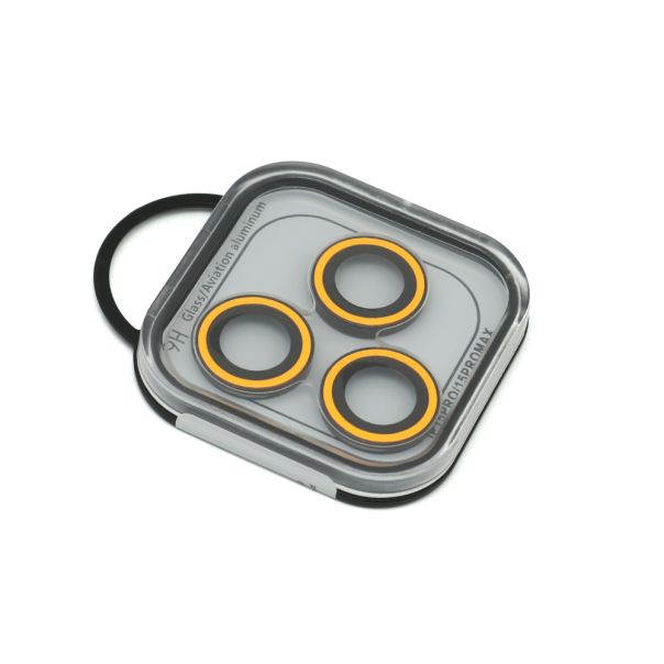 Folija za zaštitu kamere Glass LUXO za iPhone 15 Pro/15 Pro Max, žuta