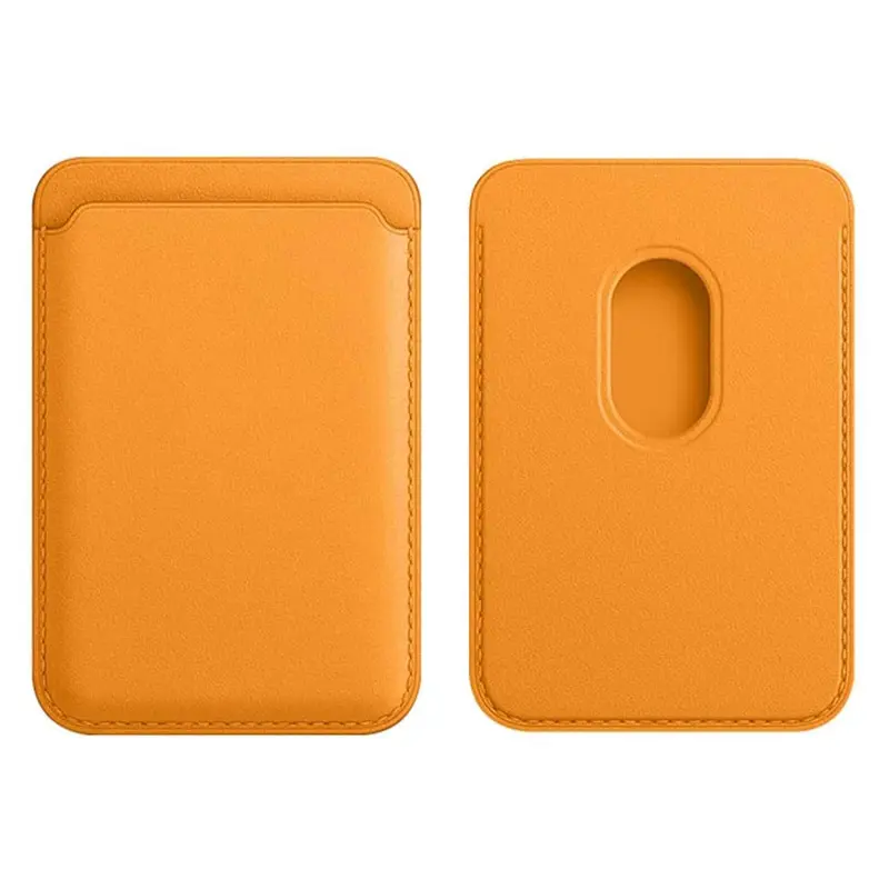 Kožni novcanik za iPhone MagSafe narandžasta