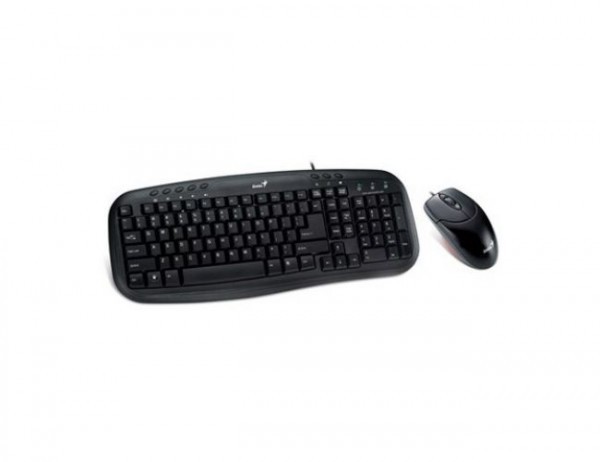 GENIUS Smart KM-200 tastatura crna+optički miš 1000dpi