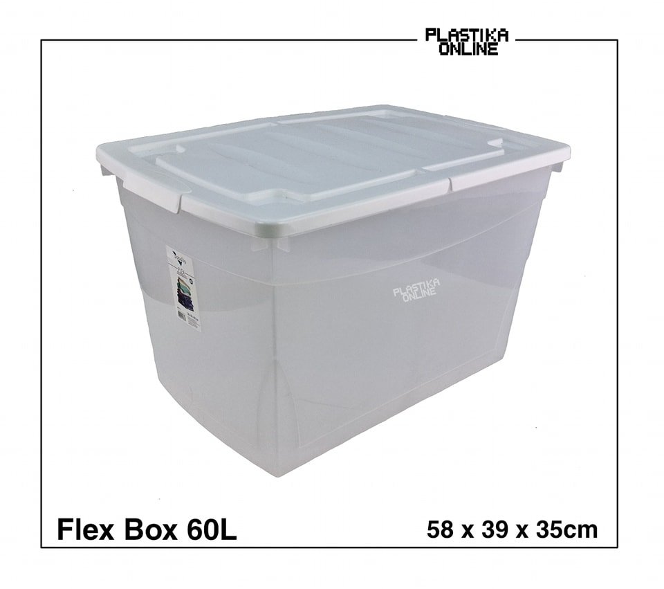 Kutija za odlaganje sa savijajućim poklopcem FLEX 60L